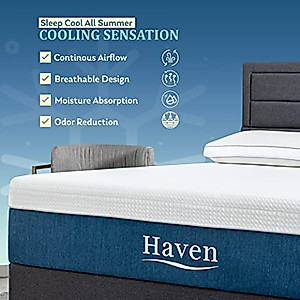 California King Cool Gel Memory Foam Mattress, 12 Inch Bed in A Box, CertiPUR-US Certified Mattress Made in USA, Breathable Medium Mattress