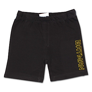 BATMAN Warner Bros Boys Short Sleeve Shirt and Shorts Set for Toddler and Little Kids – Yellow/Black