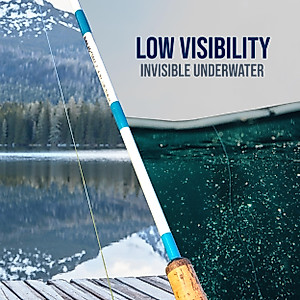 Reaction Tackle Ice Monofilament – Ice Fishing Mono Line, Tip-Up Line - Neon Orange - 4LB / 1000yds