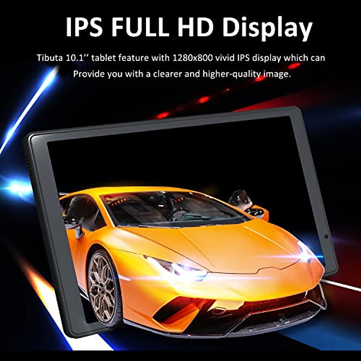 Tibuta Tablet 10" Android 11.0 Tablets, 2GB RAM 32GB ROM, Quad Core Processor, IPS HD Display, 5.0MP Front + 8.0MP Rear Camera, 2022-E100 Bluetooth Tablets, Wi-Fi Tablet, 6000mah Battery