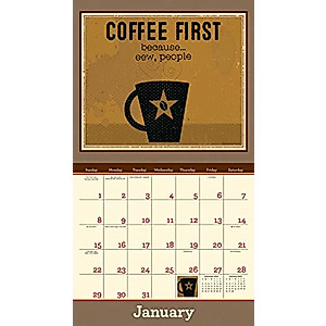 Coffee 2023 Deluxe Wall Calendar