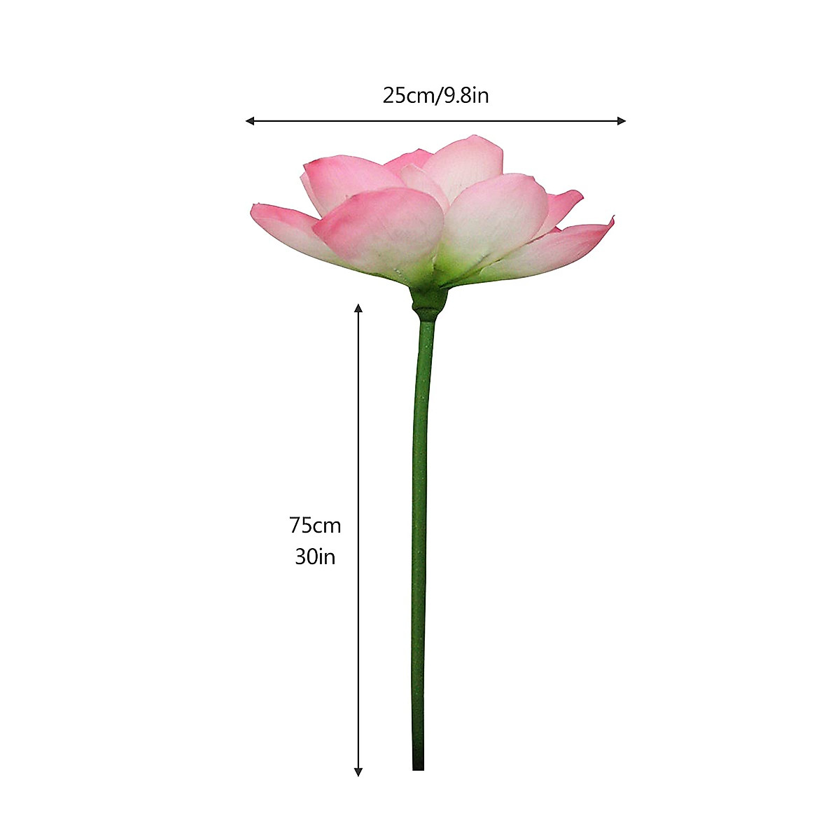BHSHUXI 8 pcs Lotus Decorative Simulated Artificial Lotus Flower Artificial Floating Lotus Flower Foam Pond Decoration Plants Artificial Lotus Bud Bouquet Bunch for Garden Pool Fish Tank Decor