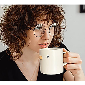 PURROOM Cute Duck Coffee Mug, Handmade Glaze Chick Cup, Safety Ceramic Milk Latte Mugs, 14oz Cute Tea Cup. Best Gifts For Coffee & Mug Collector.