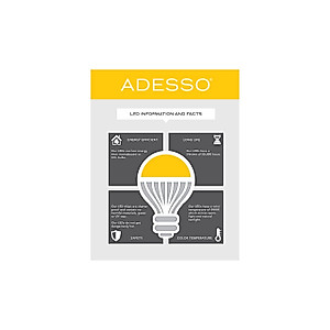 Adesso 3162-21 Kaye LED Desk Lamp Wireless Charging, 7W LED, 5W QI, USB Port, Indoor Lighting Lamps
