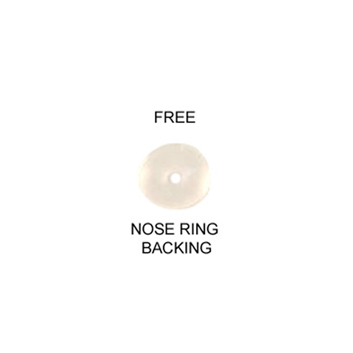 316L Surgical Steel Nose Bone Nose Stud Ring Ladybug 20G