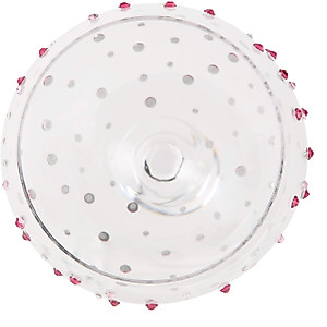 Pavilion Gift Company Pink Gem Stones-Birthday 24 Oz Stemmed Wine Glass