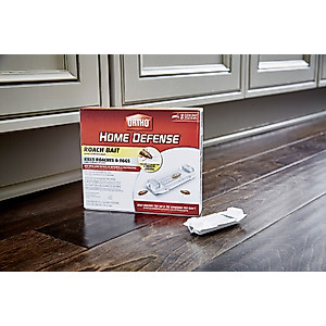 Ortho Home Defense Roach Bait - Kills Cockroaches & Eggs In Your Home, Palatable for 6 Months, Includes 8 Individual Stations