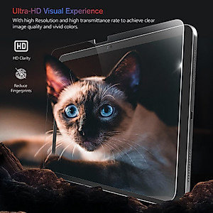 bersem 2 Pack Screen Protector for iPad 10th Generation 10.9 Inch (2022), 9H Hardness Tempered Glass with Customized Installation Tray, Support Apple Pencil, Anti Scratch, HD Clear, One-Pull Box