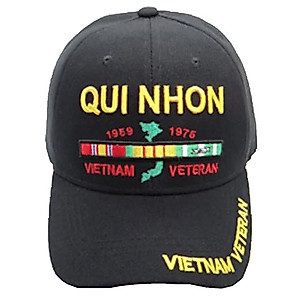 First Military Choice Qui Nhon Vietnam Veteran Black Baseball Cap New