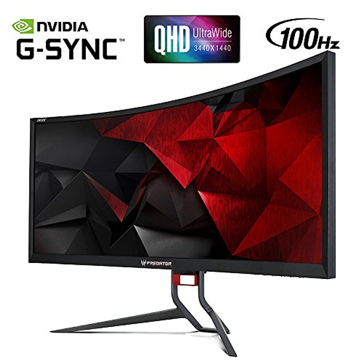 Acer Predator Z35P bmiphz 35" Curved 1800R QHD (3440x1440) NVIDIA G-SYNC VA Monitor