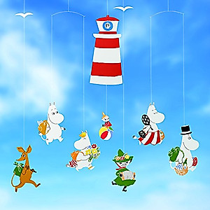 Moomin Version II Hanging Nursery Mobile - 23 Inches - High Quality - Handmade in Denmark by Flensted