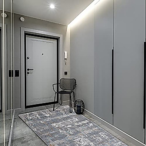 Modern Area Rug - Non-Shedding & Stain Resistant Carpet - Indoor Rugs for Living Room, Bedroom, Kitchen & Office (2 ft x 6 ft, Modern)