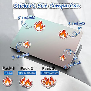 Miraki Burn My Kindle When I Die Sticker, Cute Bonfire Sticker, Kindle Sticker, Water Assitant Die-Cut Vinyl Stickers Decals for Laptop Phone Kindle Journal Water Bottles, Sticker for Women