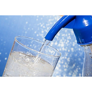 Sodafall Fizz Saver Soda bottle dispenser for seltzer/club soda and soda pop (grey)