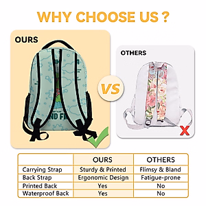 XaocNyx Frog School Backpack for Girls Boys, 16 Inch Green Backpacks for Kids Age 10-12, Funny Lightweight Bookbag for Travel