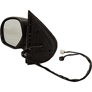 Kool Vue Driver Side Power Heated Mirror for Chevrolet Tahoe Suburban 1500 GMC Yukon 2007-2014 Power Fold With Signal Light, Blind Spot Light, Memory & Puddle Lamp; Without Auto-Dimming Textured
