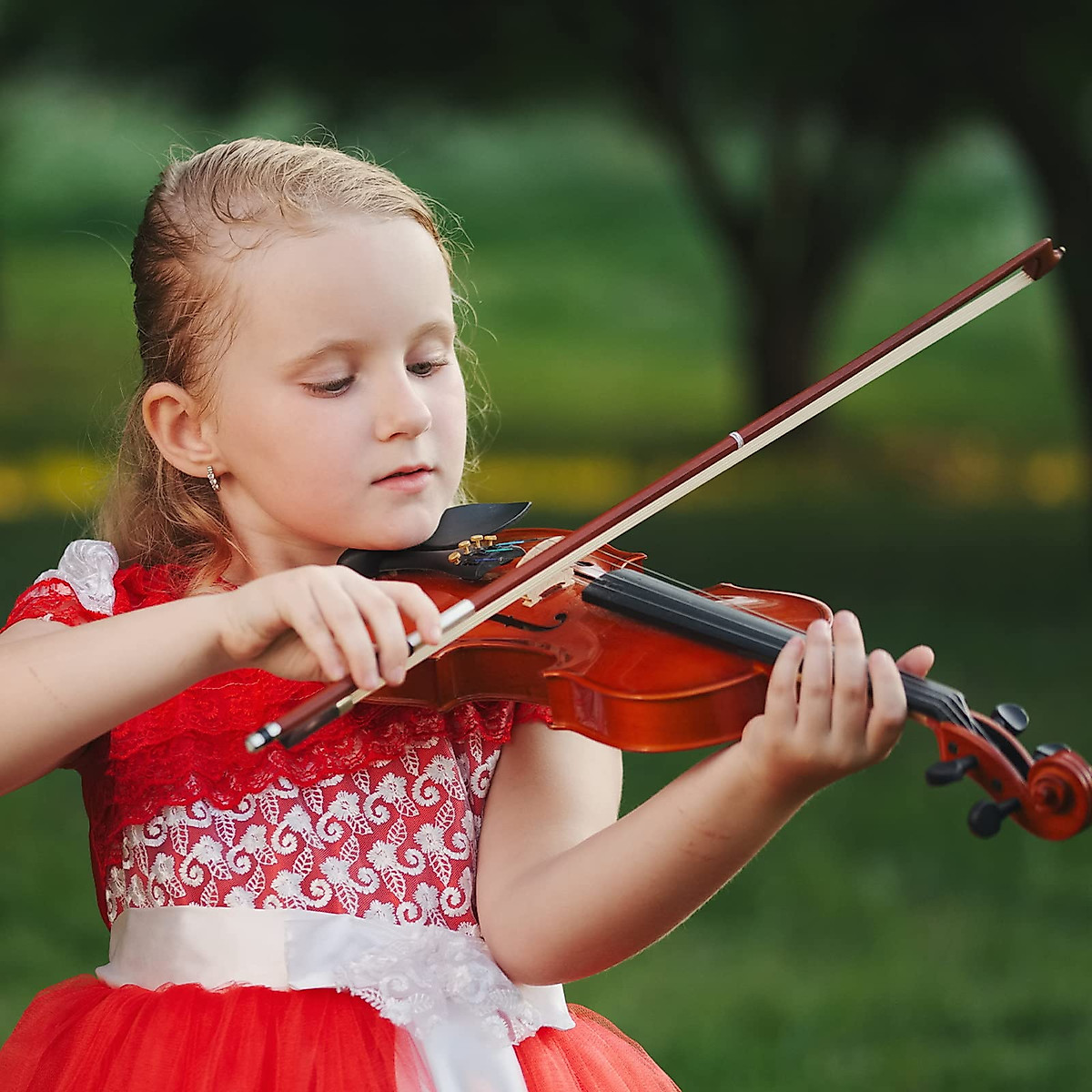 3 Hanks Violin Bow Hair Replacement Kit Violin 31.5 Inches Fiddle Bow Rehair Tools Musical Bow Hair Violin Mongolian Horse Hair for Violin Cello Accessories, White