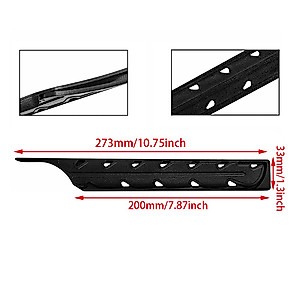 SQXBK Knife Sheath 2PCS Black Plastic Kitchen Knife Blade Protector Cover for 9inch, 10inch Slicing Bread Knife Sashimi Salmon Knife