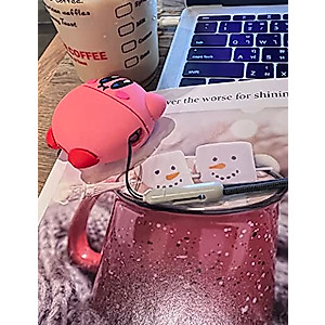 Cartoon Case Design for Apple AirPods Pro (2nd Generation) 2022 Version Adorable Case Soft Silicone Cover Silicone Shockproof Case Anti-Fall Case for Airpod Pro2 Case (Pink Monster)
