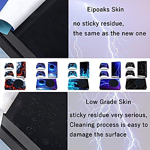 Skin for Xbox Series S, Whole Body Vinyl Decal Protective Cover Wrap Sticker for Xbox Series S Console and Wireless Controller (Xbox Series S, Colourful fire)