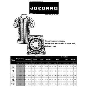 JoZorro Hawaiian Shirt Sets Camisa Negra Para Hombre 70s Outfits for Men Mens Tracksuit Camisa Para Hombre Camisas Para Hombres Camisa Blanca Para Hombre Camisas De Vestir Para Hombres