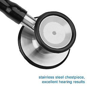 Professional Doctor Cardiology Stethoscope Acoustic Medical Auscultation Device for Children and Adults for Clinical Doctor Nurse