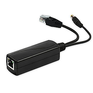 ANVISION 2-Pack Active 48V to 12V PoE Splitter Adapter, IEEE 802.3af Compliant 10/100Mbps, DC 12V Output, for IP Camera AP Voip Phone and More