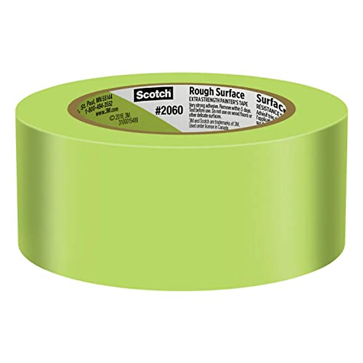 Scotch Painter's Tape 2060-48MP ScotchBlue Rough Surface Painters Tape, 1.88" Width, Green