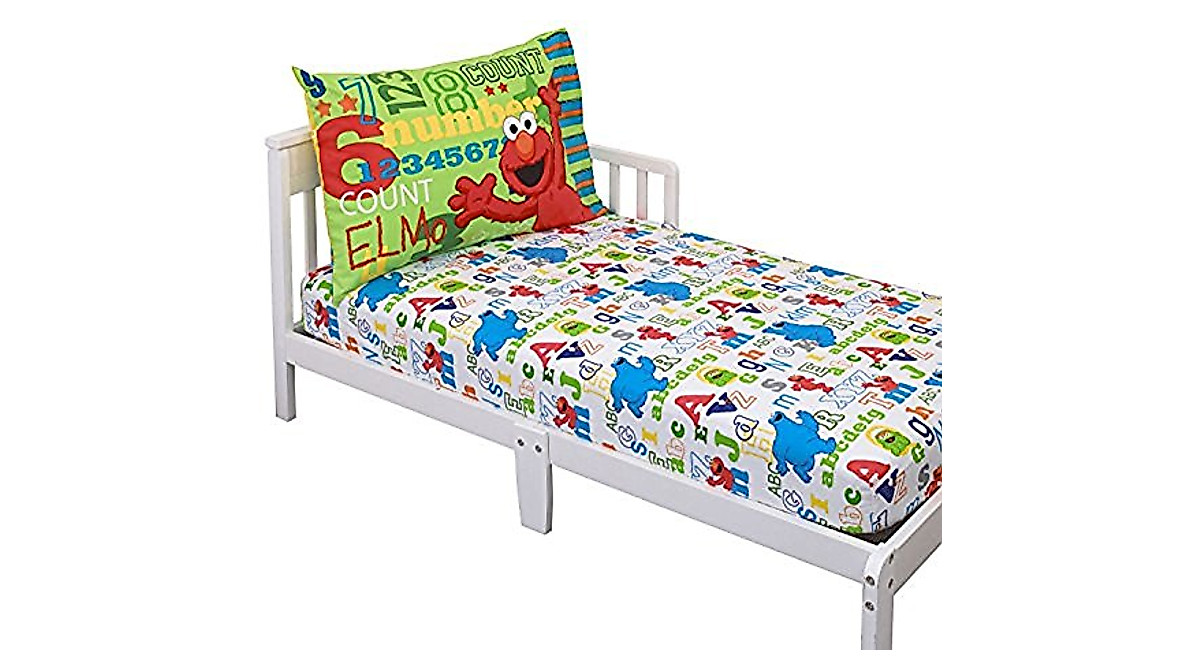 Sesame Street Elmo Toddler Sheet Set for Fun Sleep