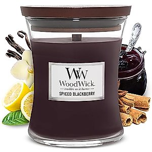 Woodwick Candle Medium Spiced BlackBerry 92078E