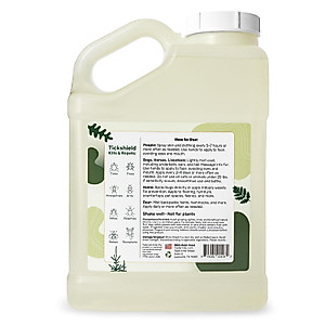 Cedarcide Extra Strength Tickshield | Deep Woods Cedar Oil Tick & Mosquito Repellent Spray for People, Pets, & Indoors | Kills & Repels Fleas, Ticks, Ants, Mites & Mosquitoes | Gallon