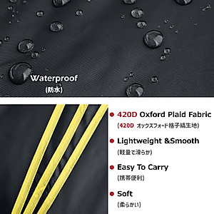 Azarxis Ground Cloth for Tent Tarp Footprint Camping Backpacking Floor Saver Groundsheet Waterproof Sand Free Picnic Hiking with Stakes Rope Carry Bag (Green, S - 4.92x7.22ft)