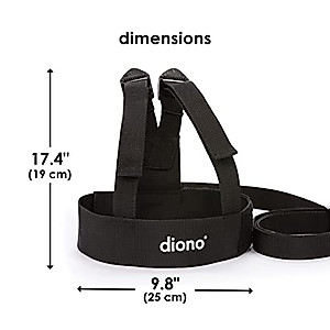 Diono Sure Steps Toddler Leash & Harness for Child Safety, with Shoulder Straps for Child Comfort