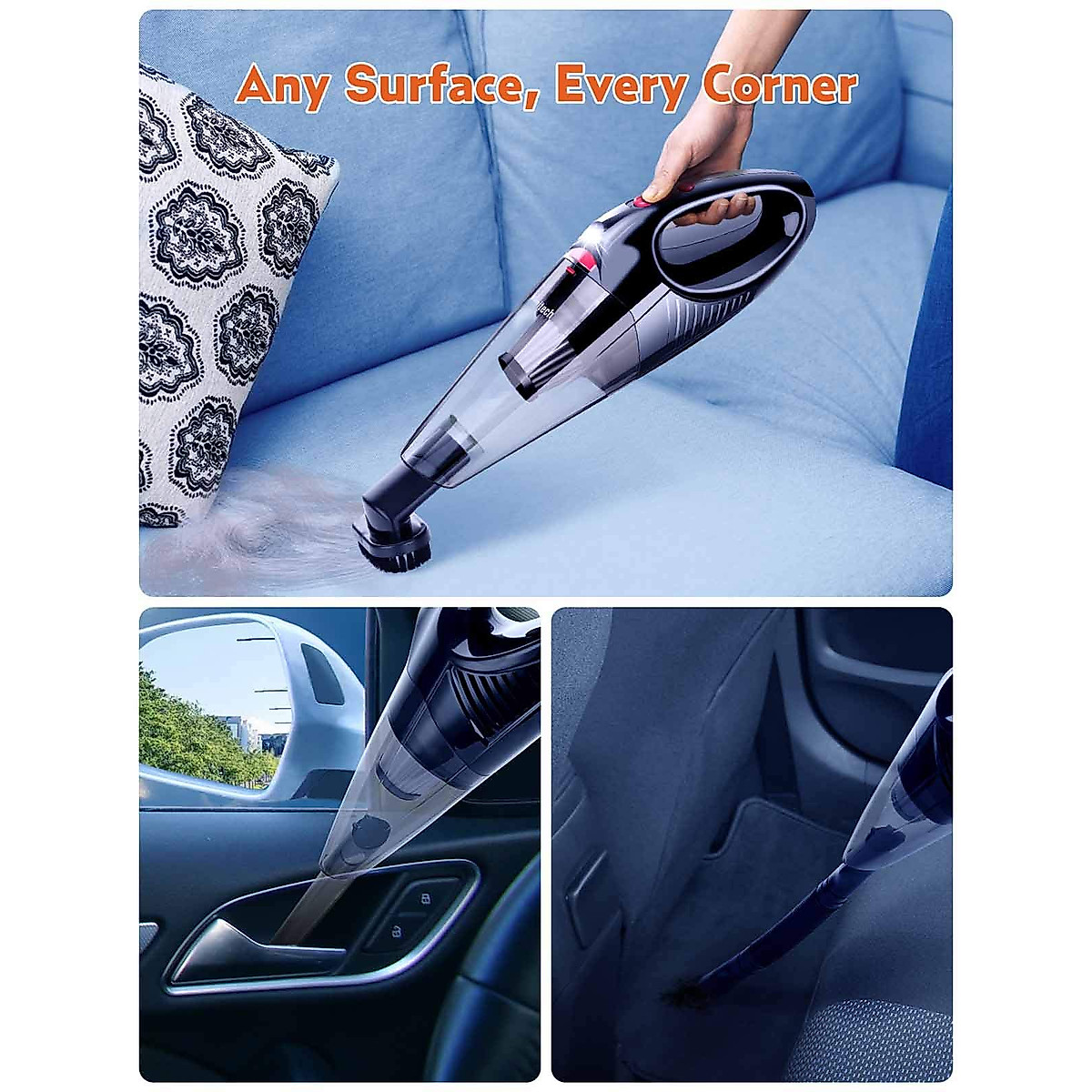 CELLAY Cordless Vacuum (Black Green)