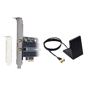 FENVi AX3000 WiFi 6 PCIe BT5.3 Card AX200NGW PCI-E WiFi Adapter Wi-Fi 6 802.11ax Card Internet Network Wireless PCIe Card Next-Gen MU-MIMO 2.4GHz 5GHz 3000Mbps 11AX Miracast vPro OFDMA WiFi nic