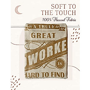 InnoBeta Coworker Employee Colleague Appreciation Gifts Flannel Fleece Blankets Throws, A Truly Great Coworker, Leaving Farewell New Job Presents for Men/Women/Boss (50"x 65") - Yellow