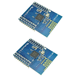 Hailege 2pcs NRF51822 CORE51822 2.4GHz BT4.0 Wireless Bluetooth Module Bluetooth 4.0 Communication Board RF Transceiver Controller Antenna SPI I2C UART