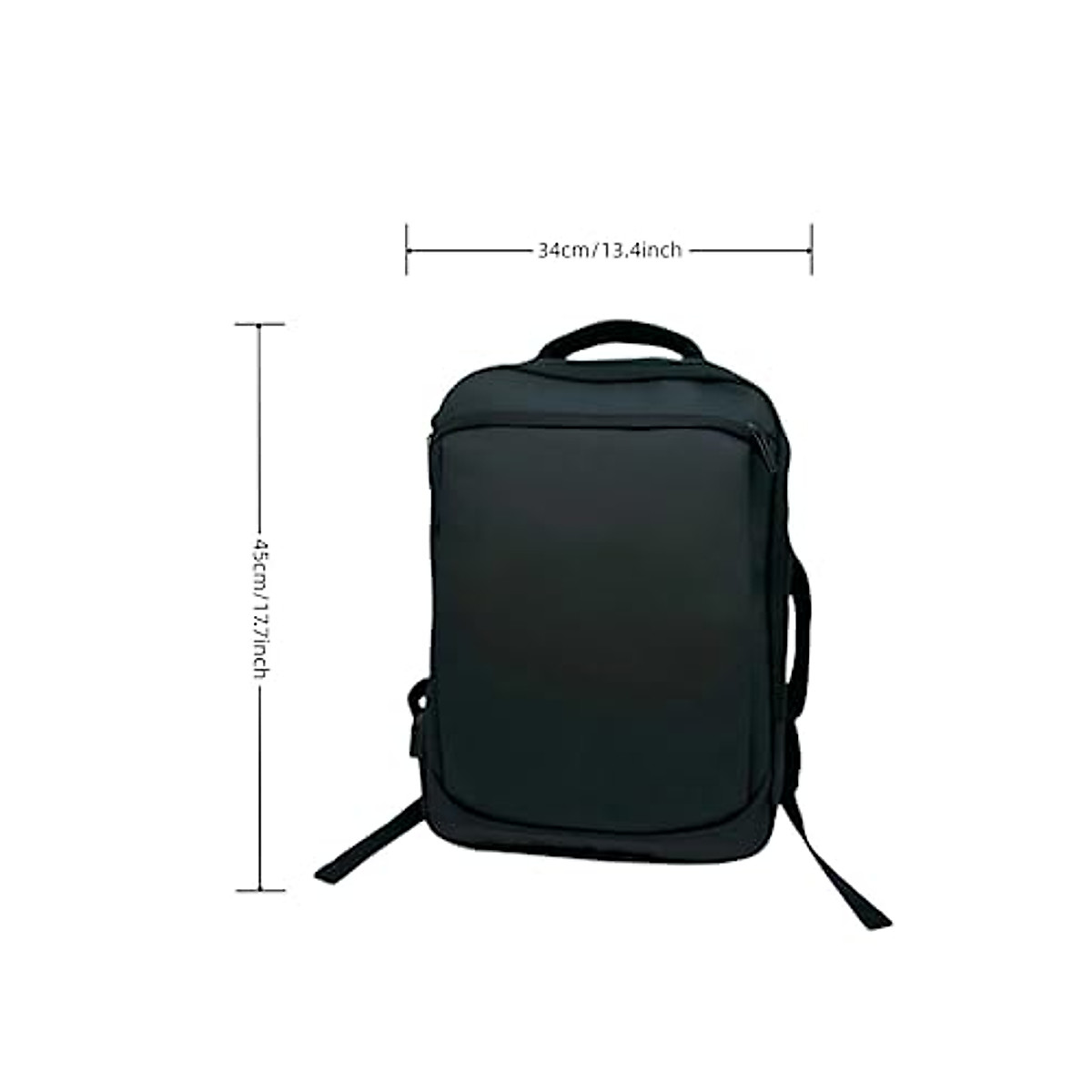 Jkzvicis Backpack for Laptop,Travel backpack,Backpack,16 in Travel Laptop Bag with USB Charging Port, Lightweight and Waterproof, Unisex Shoulder Backpack for Laptop, Black.