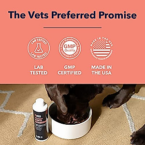 Vets Preferred Dog Anti Diarrhea Liquid - Dog Diarrhea Relief with Pectin and Kaolin (8 oz.) | Once Every 12 Hours for Dog Diarrhea & Dog Gas Relief
