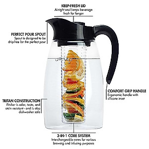 Primula 2.9 quart Black Flavor-It Beverage System
