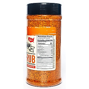 Buck N’ Ames PIT CHAMP PRK BBQ RUB | Ribs and Pork Barbecue Seasoning | Also Great on Chicken, Lamb, and Beef | ALL Natural |12 oz