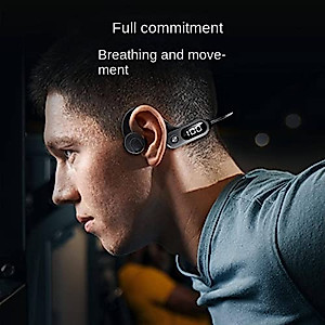 MBETA Bluetooth Headset for Bone Conduction 5.3 Wireless Sports Running Waterproof pluggable Non-in-Ear Headphones