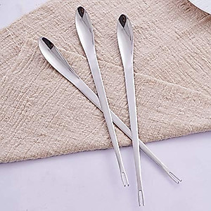 YISSSN Seafood Forks Picks for Lobster Crab Nut 18/10 Stainless Steel Seafood Tools 9.25-inch (4-Piece)
