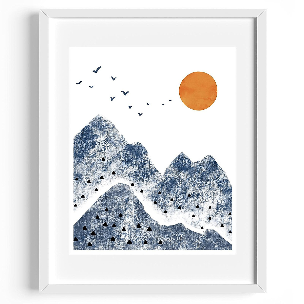 Mountain Art Print Sunrise Print Wilderness Nature Art Print Camping Lover Poster Outdoor Inspiration Print Wildlife Landscape Wall Art Sunset Art Print 8x10 Unframed Artwork