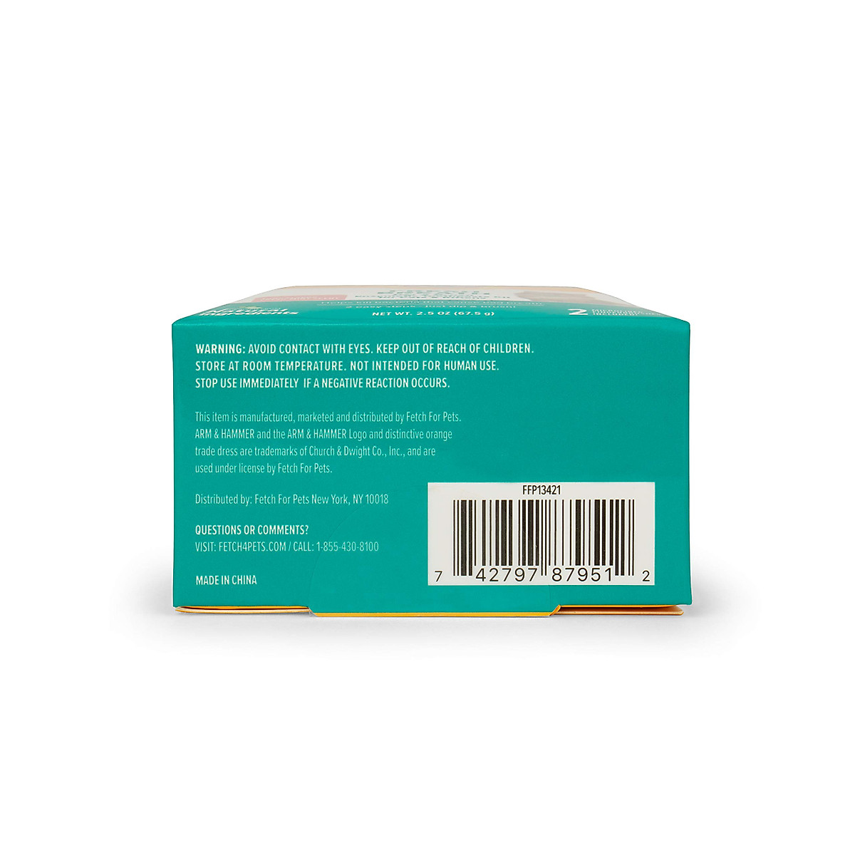 Arm & Hammer Dip & Brush Fresh Breath Enzymatic Toothpaste Kit for Cats and Kittens with 2 Microfiber Finger Bushes, 2.5 Ounces, Tuna Flavor | Cat Dental Care Kit