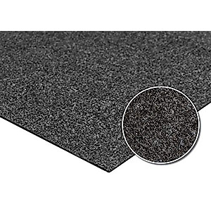 BBQ Grill Splatter Mat for Gas Electric Oven & Smokers - Absorbent Grill Pad Washable Floor Mat Protects Deck and Patio from Grease Splatter (30'' x 48'', Black) Plus Reusable Cleaning Cloths(2)