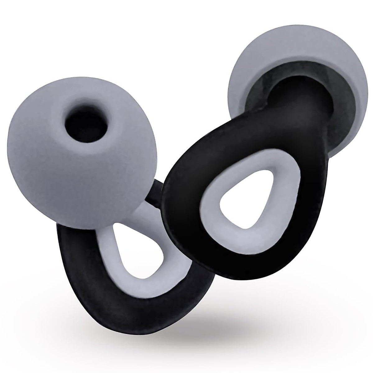 Ear Plugs for Sleeping, 1 Pair Ear Plugs for Sleeping Noise Cancelling Concert Ear Plugs Swimming Ear Plugs Silicone Ear Plugs for Swimming, Sleeping,Concert & 35dB Kids and Adults