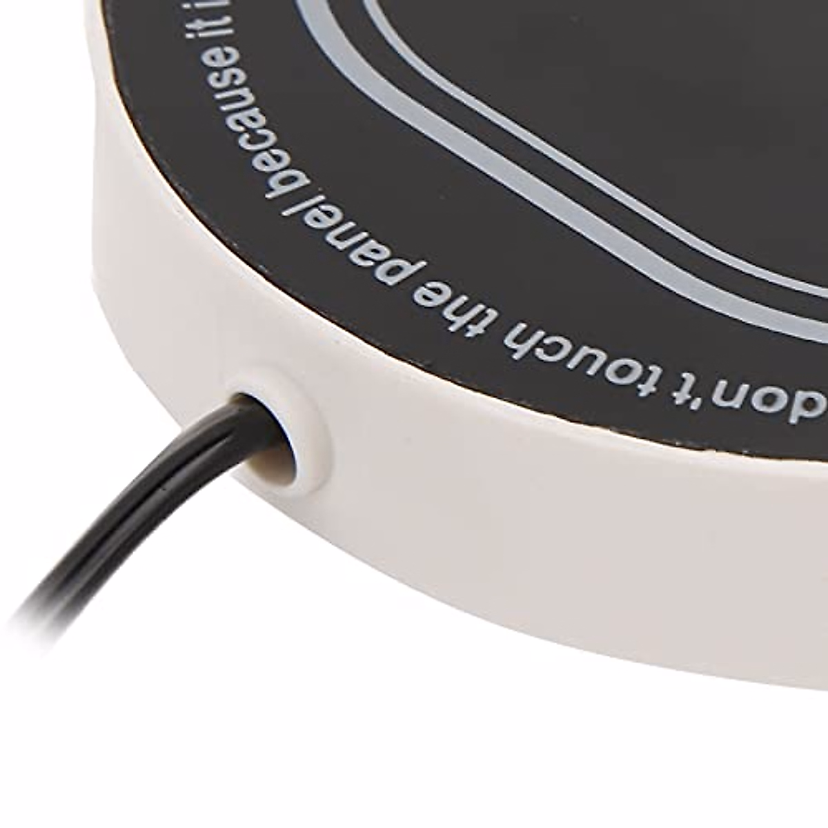 Smart Coffee Cup Warmer Black Coffee Mug Warmer for Desk with Heating Function for Cocoa Tea Milk Water(US Plug 110V)