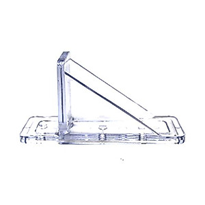 JSP Manufacturing V2-Mini Roof Guard Snow Guard Prevent Sliding Ice Snow Stop Buildup Plastic Multipack-Multicolor (100, Clear)