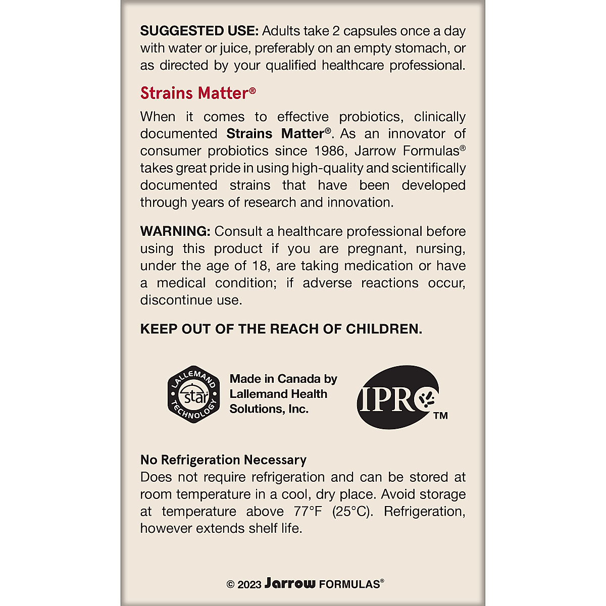 Jarrow Formulas Jarro-Dophilus EPS - 5 Billion Viable Organisms Per Serving - 120 Enteric Coated Veggie Caps - Multi-Strain Probiotic - Intestinal & Immune Health - Up to 120 Servings